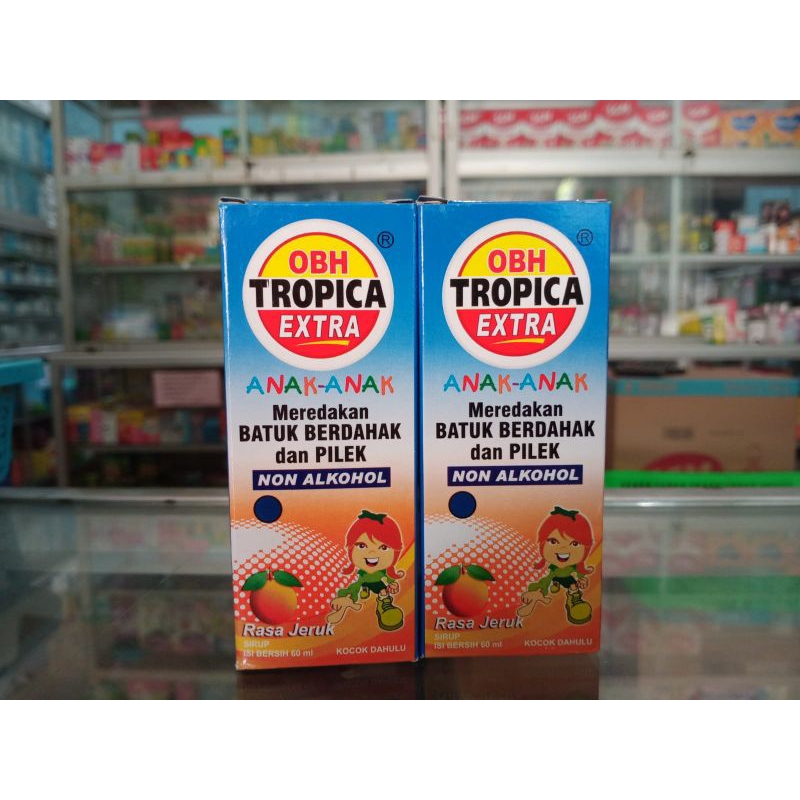 Jual OBH TROPICA EXTRA ANAK JERUK 60ML | Shopee Indonesia