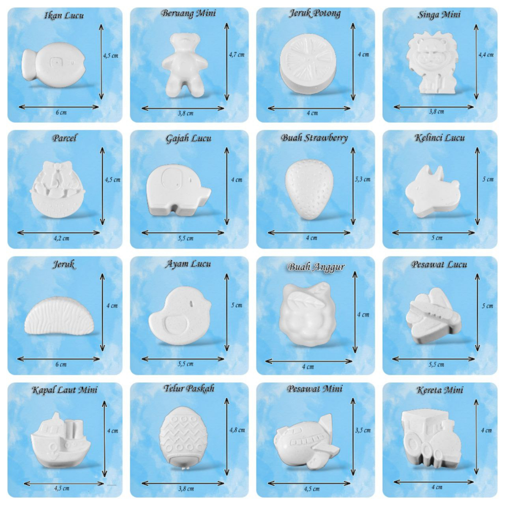Jual Ukuran Mini Mainan Edukatif Anak Patung Gypsum Lukis anak Melukis ...