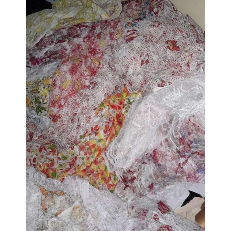 Jual Kain Kiloan Brukat Reject / Kain Brukat Cacat Harga Perkilo ...