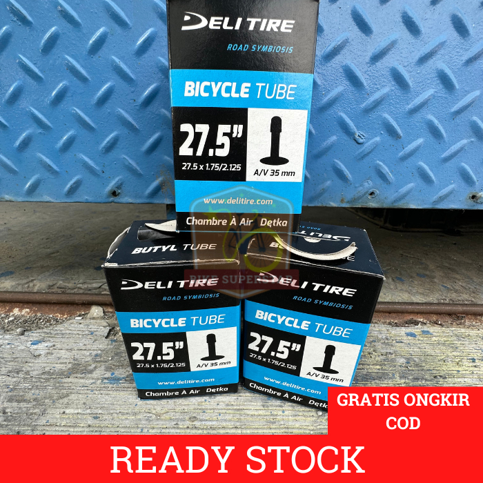 Jual Ban Dalam Sepeda 27.5 x 1.75 / 1.95 / 2.10 / 2.125 Swallow Deli Tire MTB Gunung Pentil ...