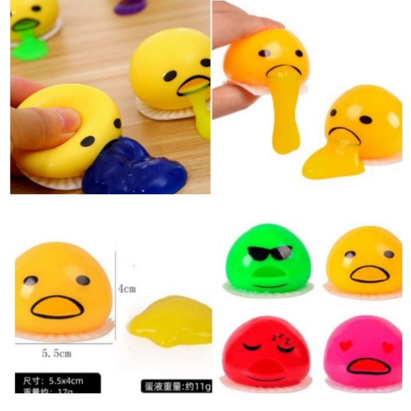 Jual Slime Viral Slem Makan Telor / Slime Muntah Telor Mainan Slem ...