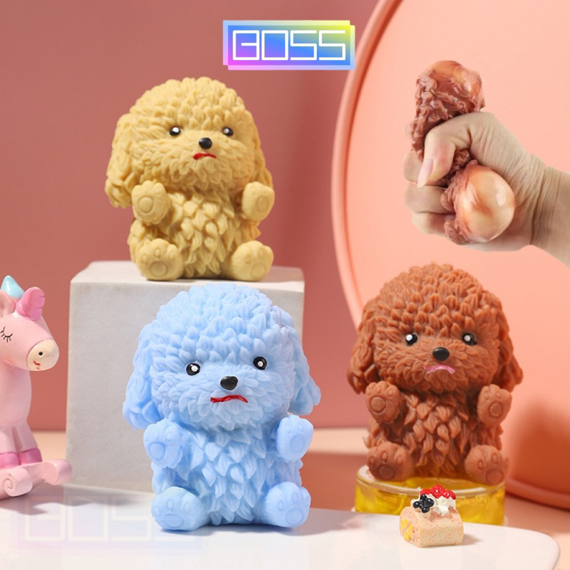 Jual BOSS- Mainan Squishy Doggy Poodle Mainan Squishy Pencet Anti ...