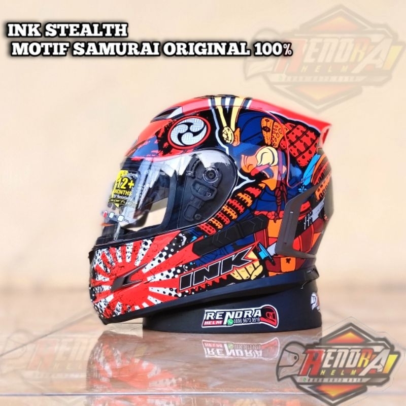 Jual Helm jadul INK STEALTH MOTIF SAMURAI ORIJINAL 100% OGKIR TERUMAH ...