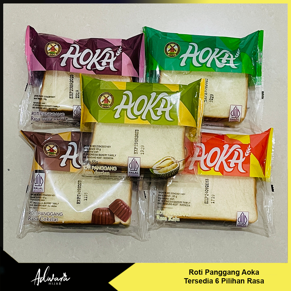 Jual Roti Panggang Aoka Lembut 65 gram (Roti Ketawa) | Shopee Indonesia
