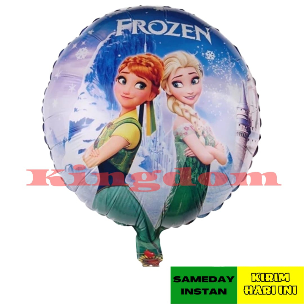 Jual 40cm Balon Foil Bulat Elsa Frozen | Shopee Indonesia