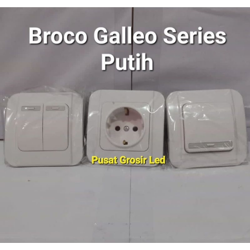 Jual BROCO GALLEO Saklar Engkel IB / Saklar Seri IB / Stop Kontak IB ...