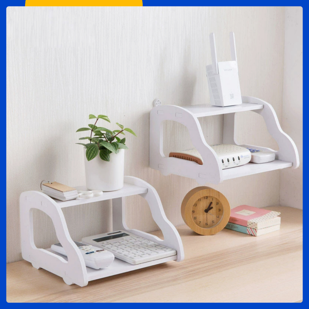 Jual SINIO - RAK GANTUNG DINDING SET TOP BOX RAK WIFI SUSUN SERBAGUNA ...