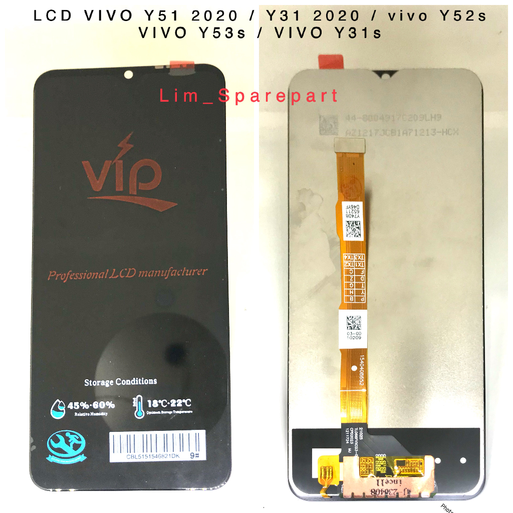 Jual LCD VIVO Y51 2020 / LCD VIVO Y31 2020 / LCD VIVO Y53s / LCD VIVO ...
