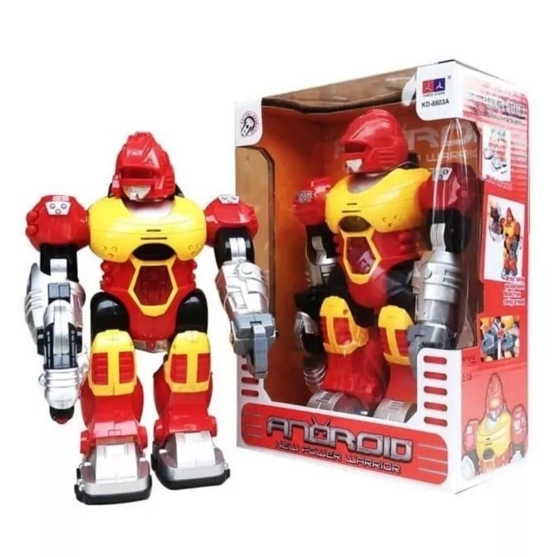 Jual Mainan Robot Android Bisa Berjalan dan Bersuara | Shopee Indonesia