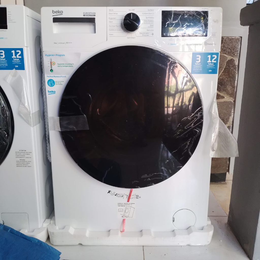 Jual mesin cuci - BEKO 9 Kg - front loading - pintu depan - mesin ...
