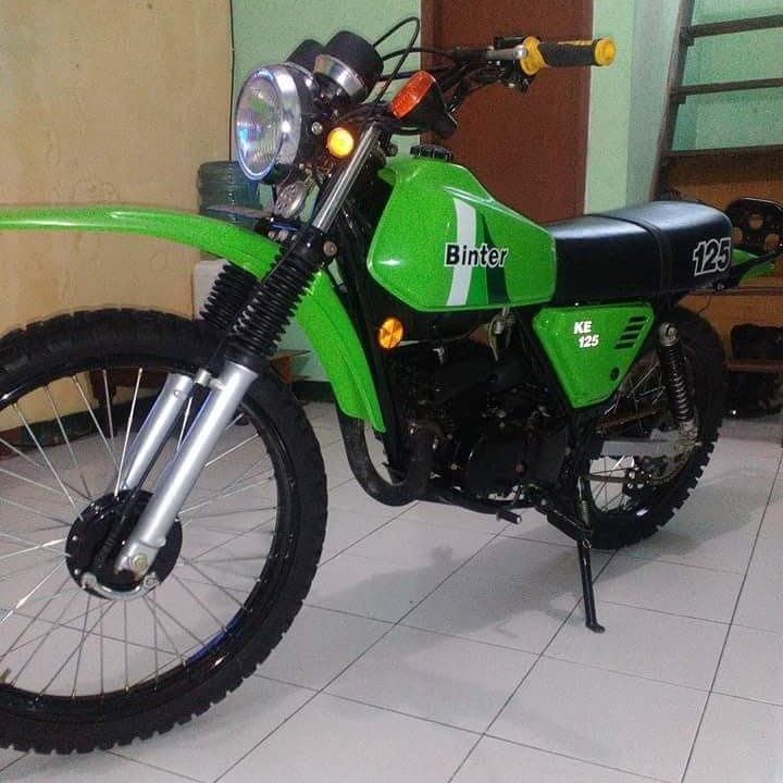 Jual KAWASAKI BINTER KE 125 1980 - Sepeda Motor Restorasi Lengkap ...