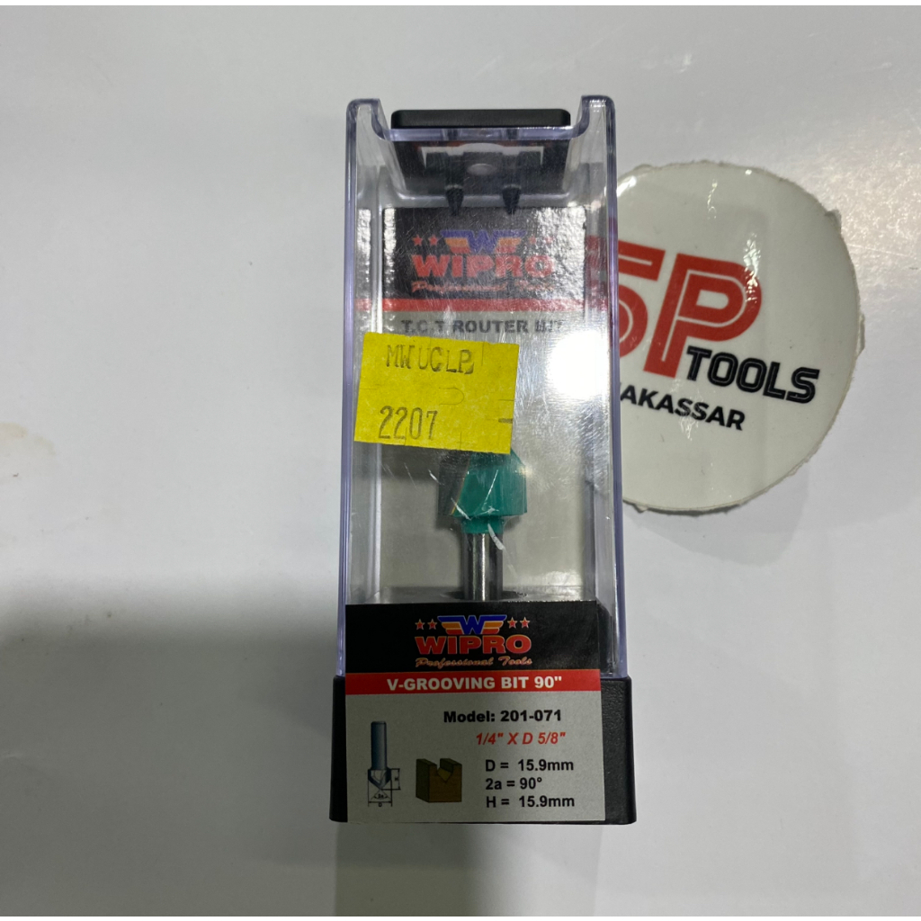 Jual MATA ROUTER / ROTER ACP V GROOVING 1/4" X 16MM 5/8" 90 DERAJAT ...