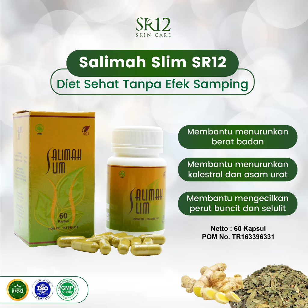 Jual Salimah Slim SR12 Herbal - Suplemen Pelangsing, Diet & Detoks ...