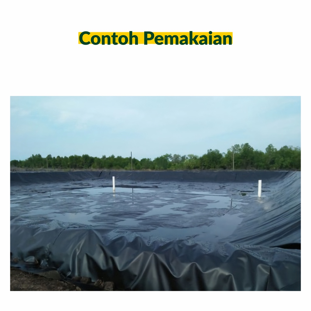 Jual Geomembran HDPE Tebal 500 Micron Lebar 4 Meter | Shopee Indonesia