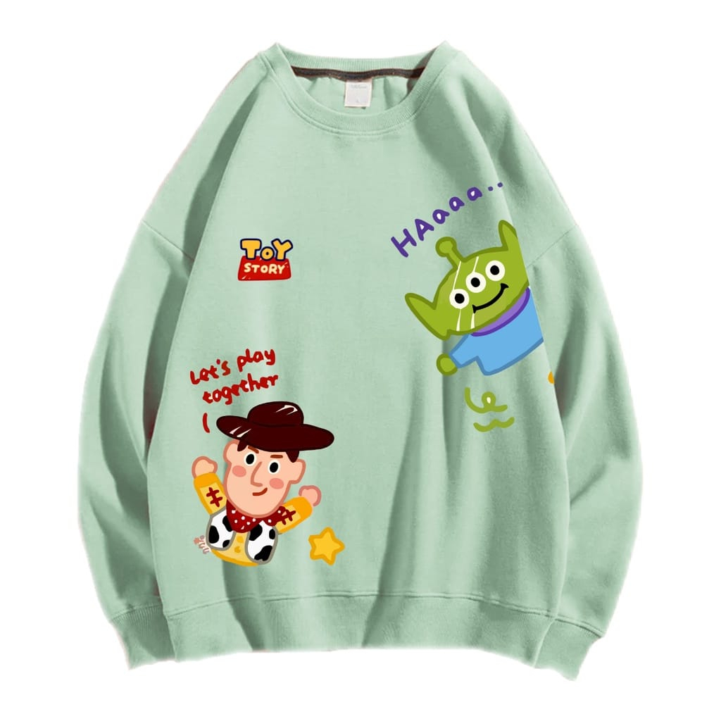 Jual Lets Play Together Sweater Switer Crewneck TOY STORY Terbaru M-XXL ...