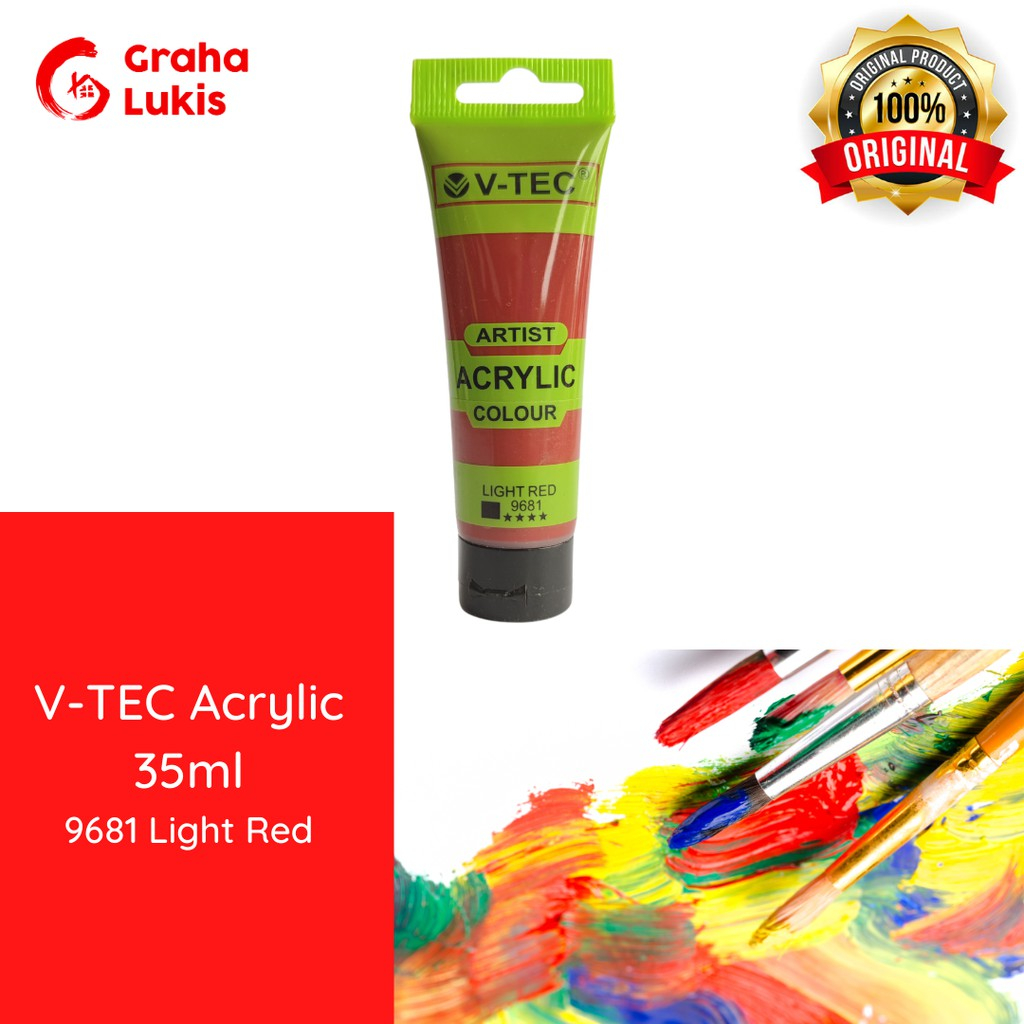 Jual V-TEC Acrylic 35ml / Cat Acrylic V-Tec 35 ml | Shopee Indonesia
