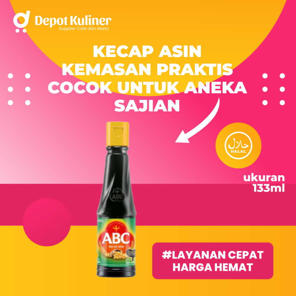 Jual Kecap Asin ABC 133ML Botol Plastik | Shopee Indonesia