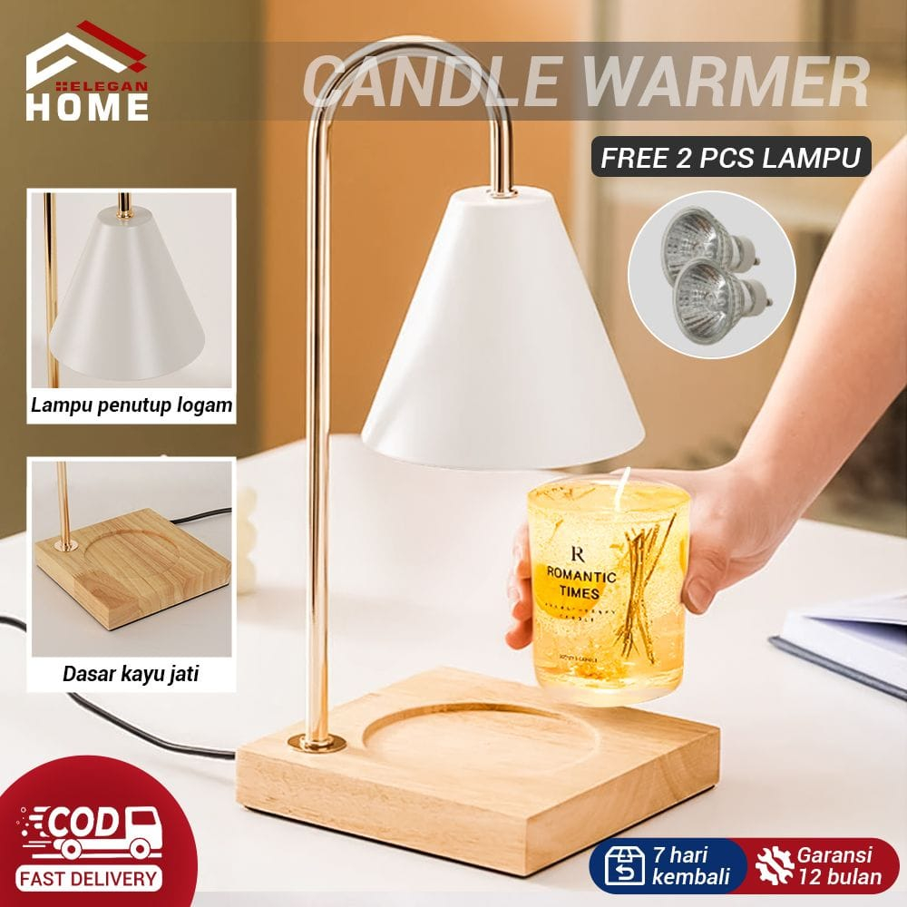 Jual (FREE LAMPU) Lampu Aromaterapi Candle Warmer Lebur Lilin Tempat ...