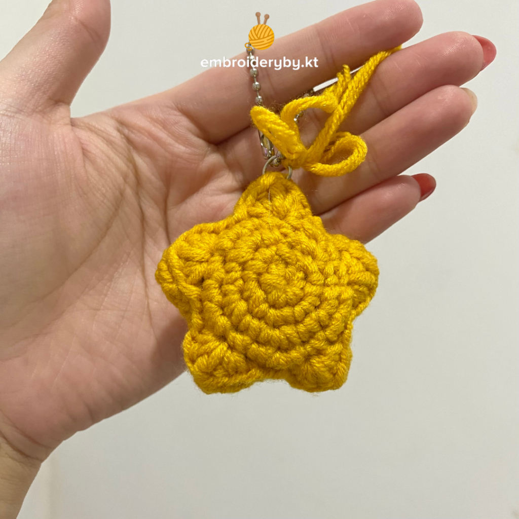 Jual Star Crochet Keychain | Gantungan Kunci Rajut | Amigurumi Keychain ...