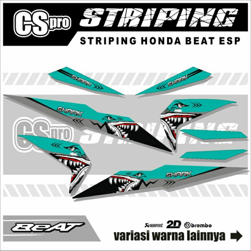 Jual STRIPING BEAT FI / ESP / STREET / DIGITAL / ECO / STICKER LIS ...