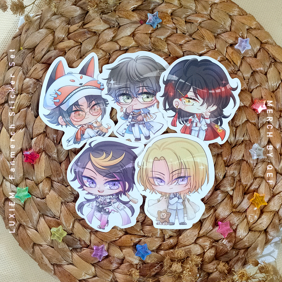 Jual STIKER VTUBER Nijisanji Luxiem Sticker Fan Merchandise Merch by ...