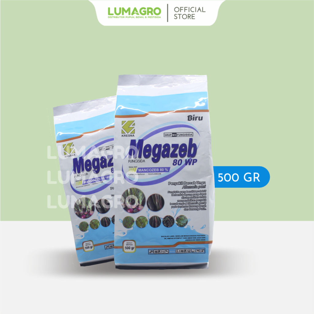 Jual Fungisida Megazeb 80WP 500gr Mancozeb Pencegah Bercak Daun Pada ...