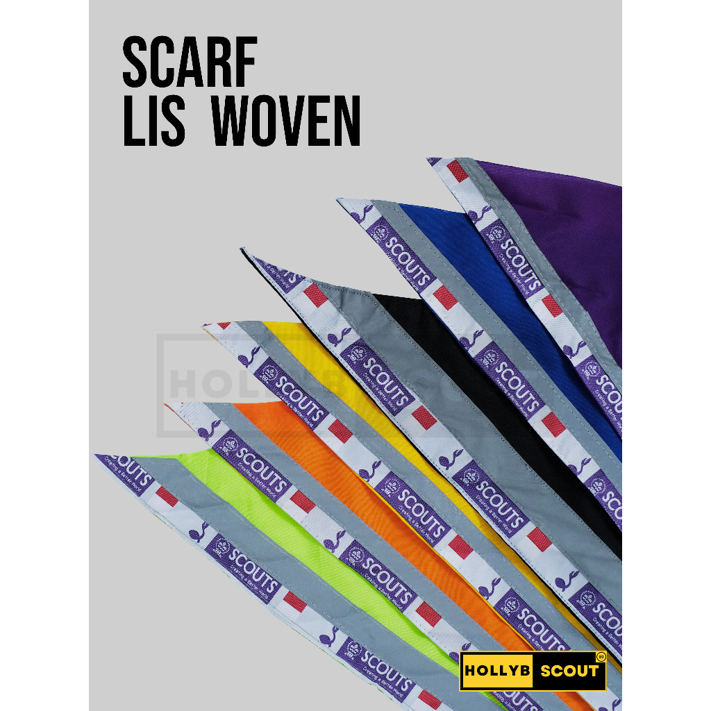 Jual Scraf pramuka scout wosm menyala woven | Shopee Indonesia