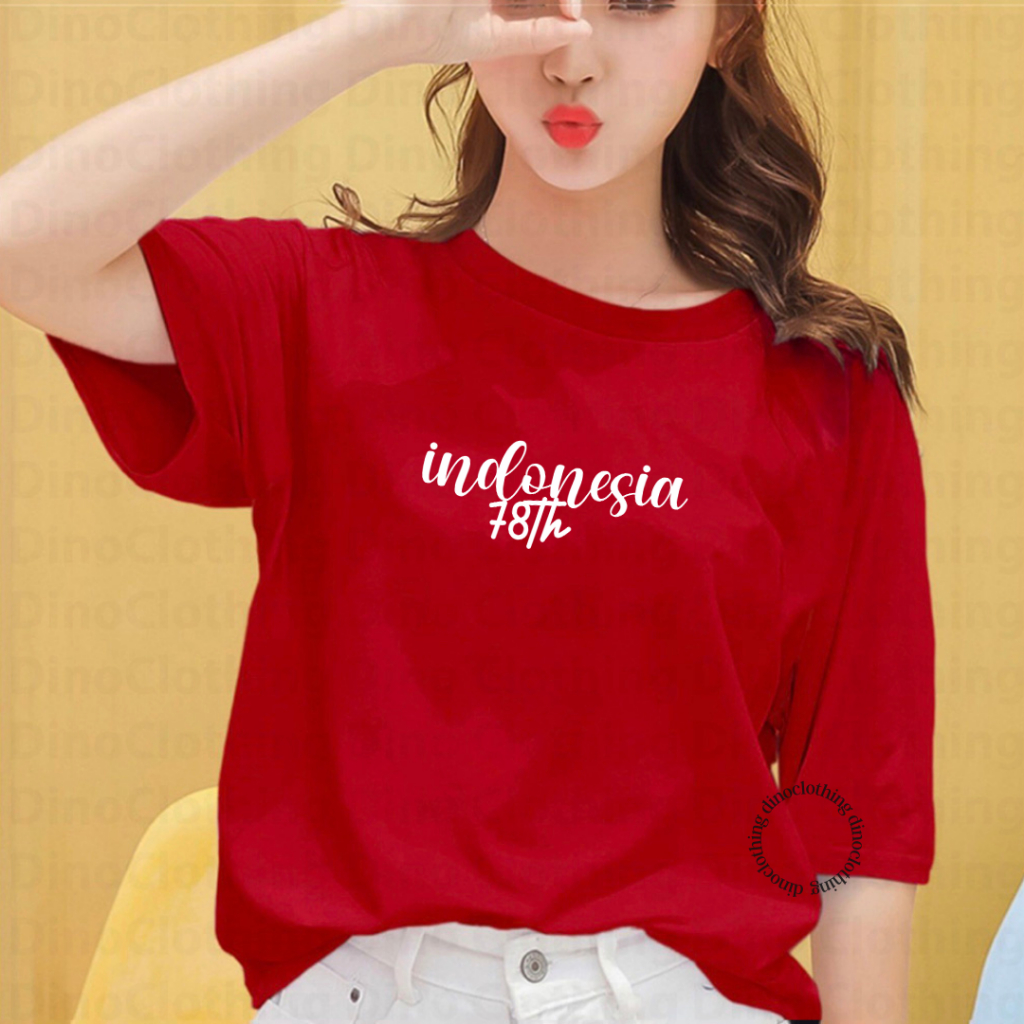 Jual DINO CLOTHING - KAOS HUT RI / KAOS 17 AGUSTUS / KAOS KEMERDEKAAN / KAOS MERAH PUTIH ...