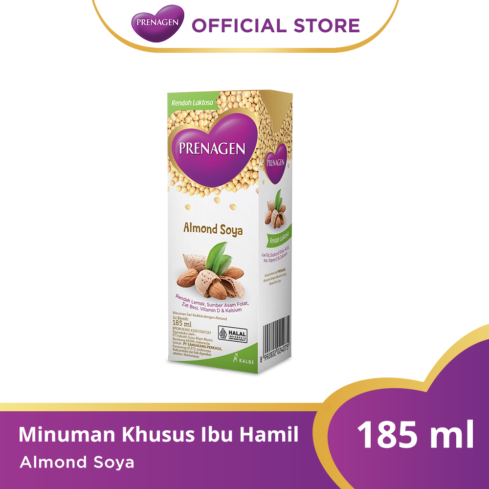 Jual PRENAGEN MOMMY UHT 185ML ALMOND BARLEY SOYA | Shopee Indonesia