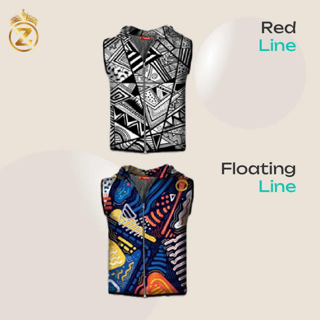 Jual Queenzie Rompi Printing Bahan Lotto Unisex Vest Olahraga Running ...