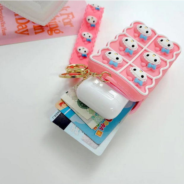 Jual Dompet Popit Fidget Gantungan Kunci Kawai Cute Popit Wallet 523 ...