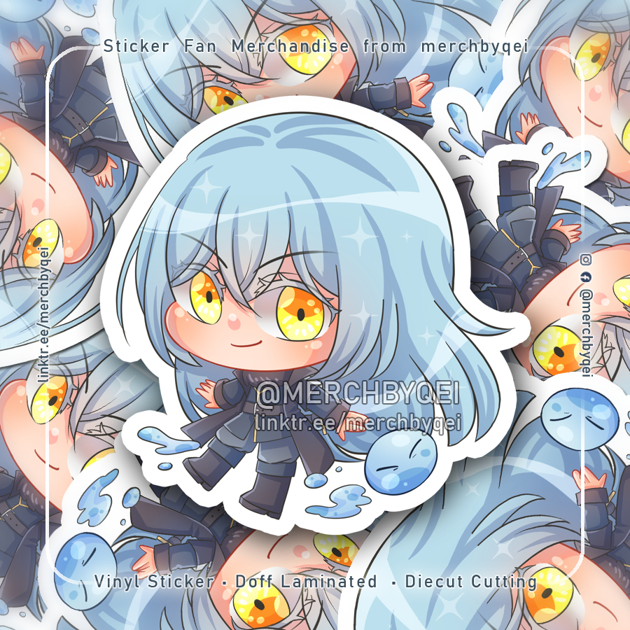 Jual Tensura Tensei Shitara Slime Datta Ken Stiker Fan Merchandise ...