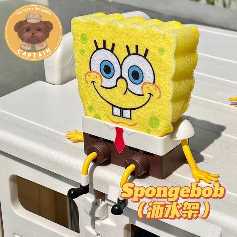 Jual SPON BUSA CUCI PIRING ANJING KUCING DISHWASHER SPONGEBOB | Shopee ...