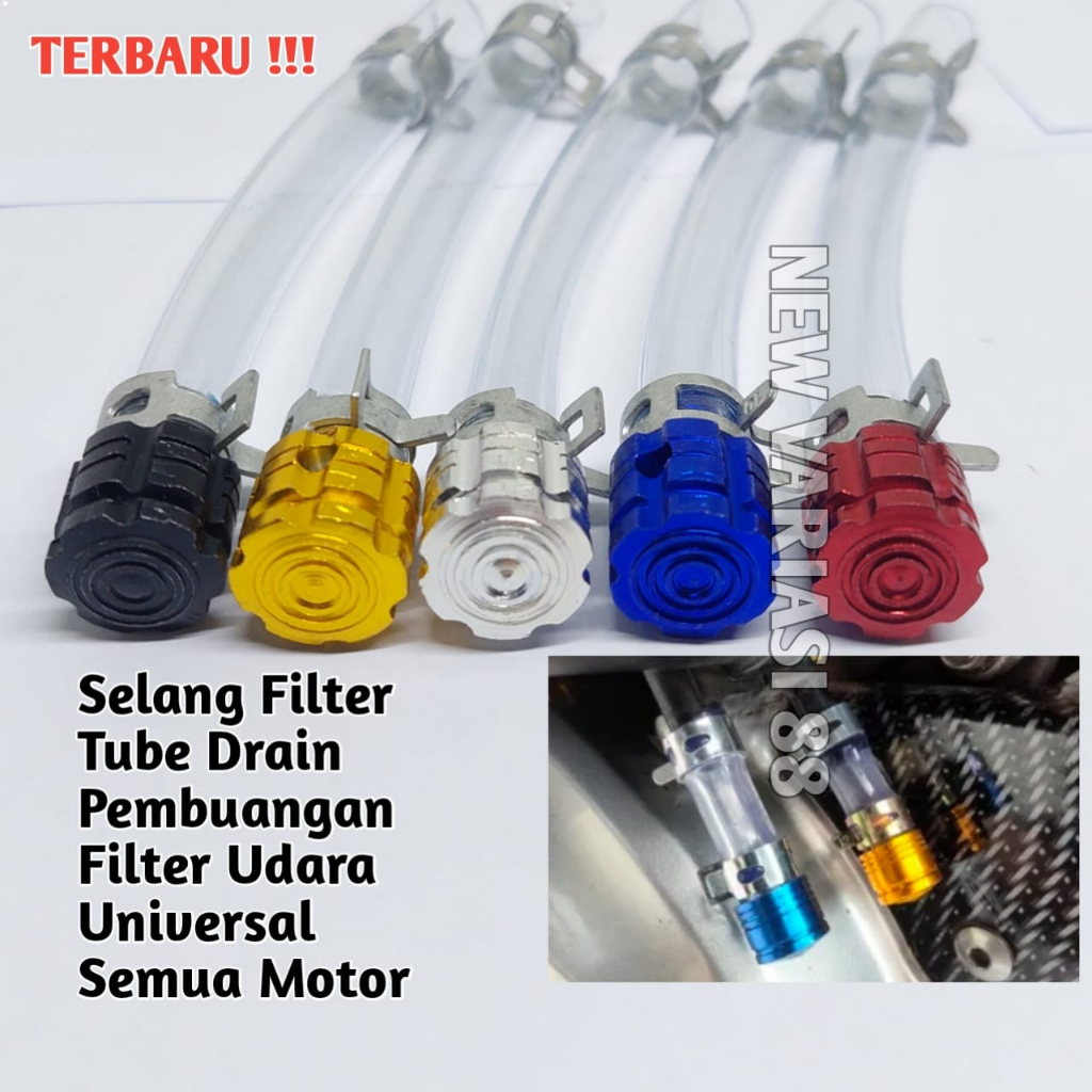 Jual SELANG PEMBUANGAN FILTER UDARA TUBE DRAIN FLOWER NEW UNIVERSAL ...