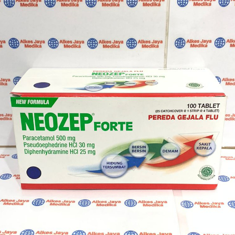 Jual Neozep Forte Box Isi 25 Strip @4 Tablet - Obat Flu & Batuk ...