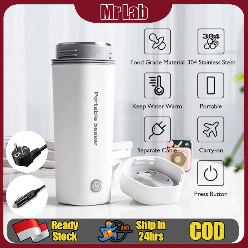 Jual Pemanas Air Listrik - Electric Thermos Kettle Portable 450 mL ...