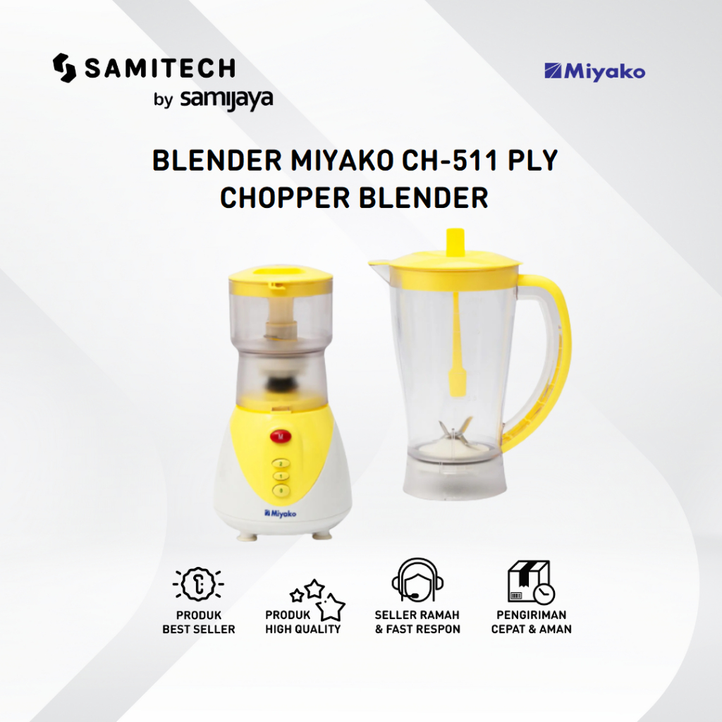 Jual BLENDER CHOPPER MIYAKO CH-511PL / CH 511PL 511 PLY 1.5 LITER ...