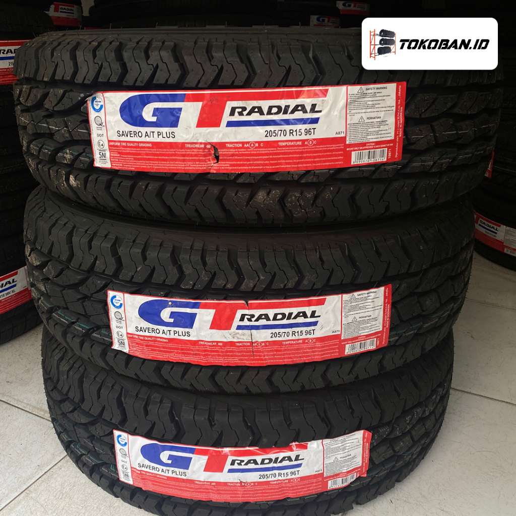 Jual Ban Mobil GT Radial SAVERO AT PLUS 205/70 R15 | Shopee Indonesia