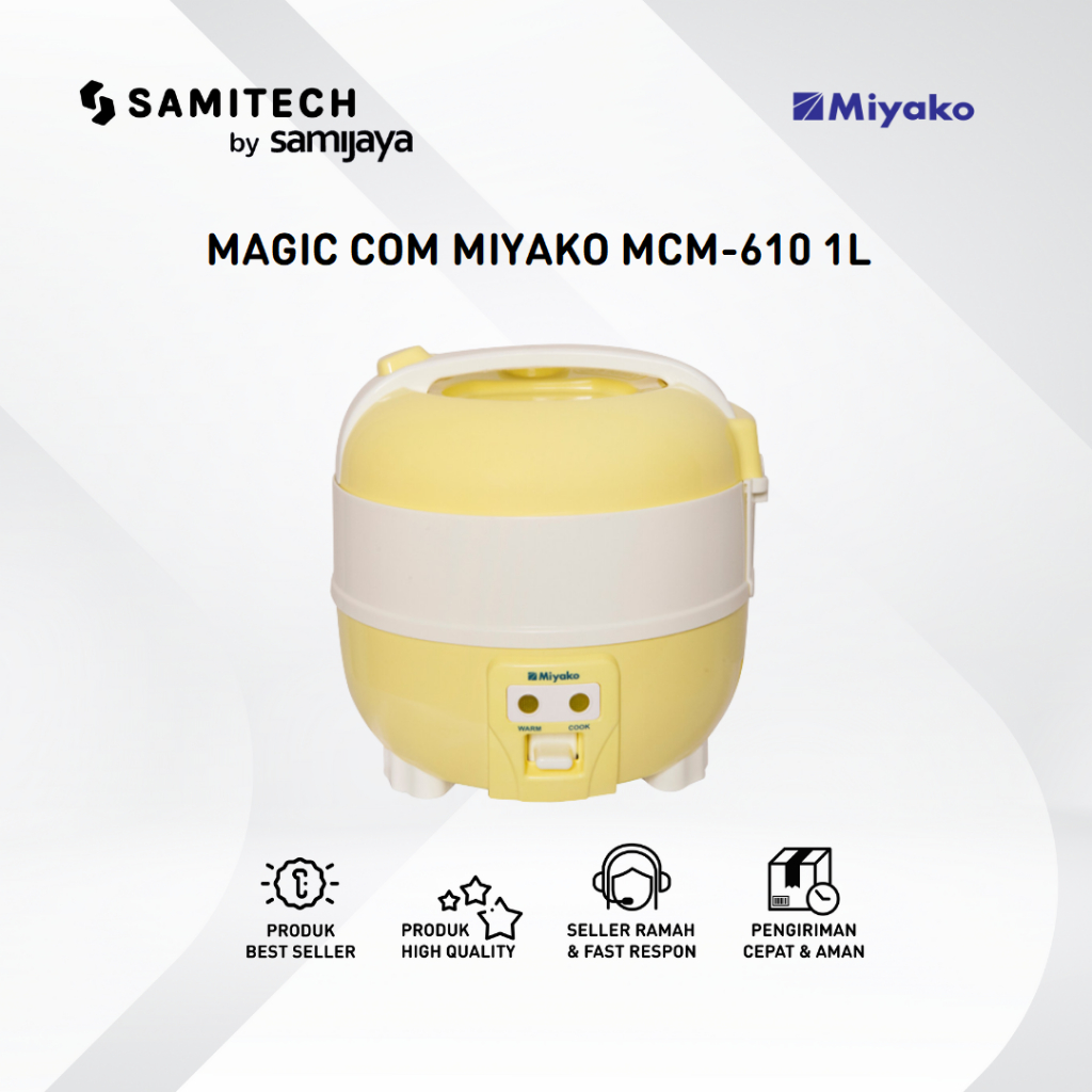 Jual MIYAKO MAGIC COM - RICE COOKER MCM-610 / MCM 610 / MCM610 ...