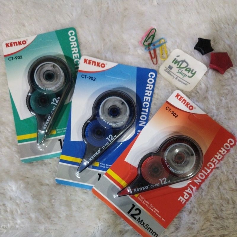 Jual Correction Tape/ Stipo Tarik Kenko 12M | INDAY SHOP | Shopee Indonesia