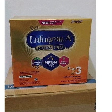 Jual susu enfa 3 MFGM vanilla 3000gr/3600gr | Shopee Indonesia