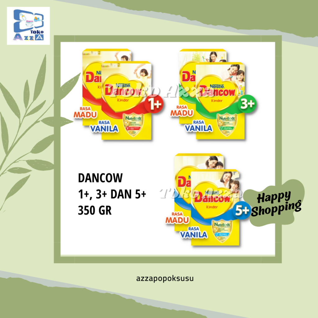 Jual DANCOW 1+/3+/5+/MADU/VANILA/350 gr | Shopee Indonesia