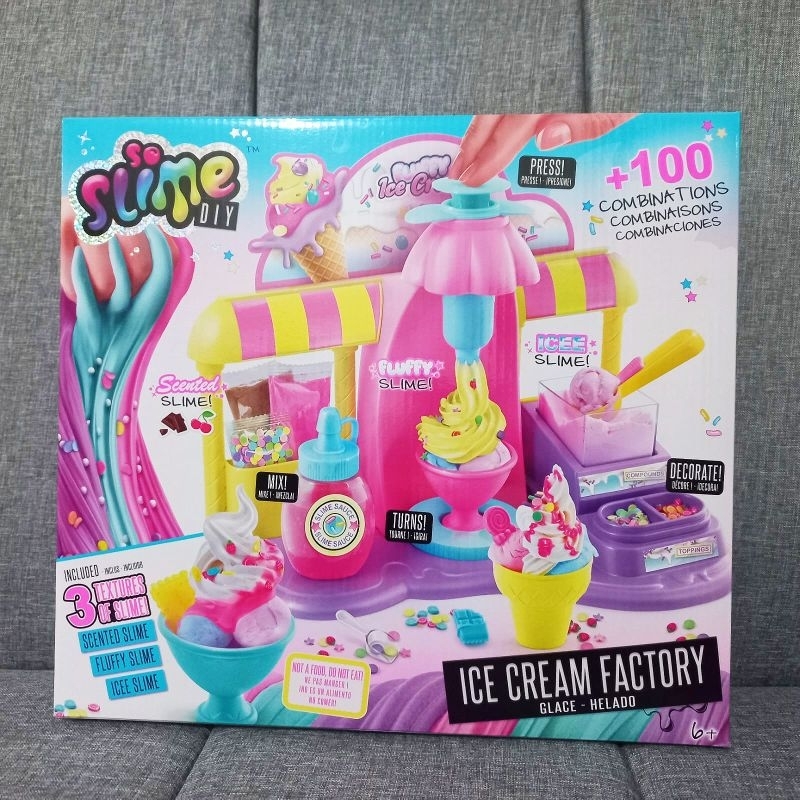 Jual SO SLIME DIY Magical Ice Cream Factory Slime Sundaes, 3 Slime ...