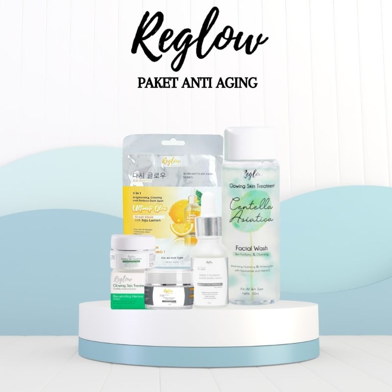 Jual Reglow Skincare Paket Anti Aging Membatu Mangatasi Penuaan ...