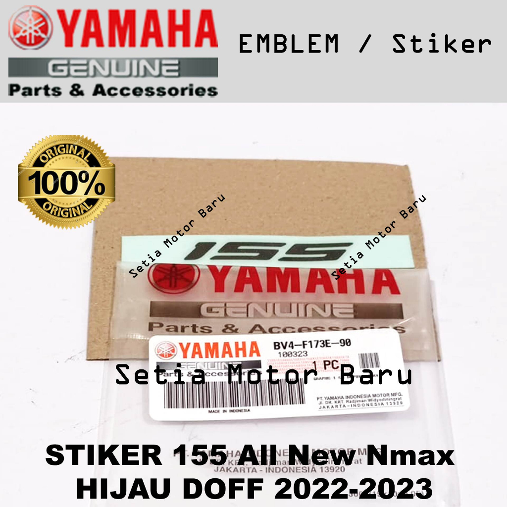 Jual Emblem Logo STIKER 155 BV490 All New Nmax N max 2022-2023 HIJAU ...