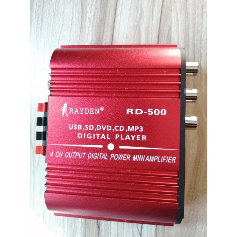 Jual NEW RAYDEN RD500 (NON BOX / TIDAK ADA BOX) MINI AMPLI PLAYER 4 ...