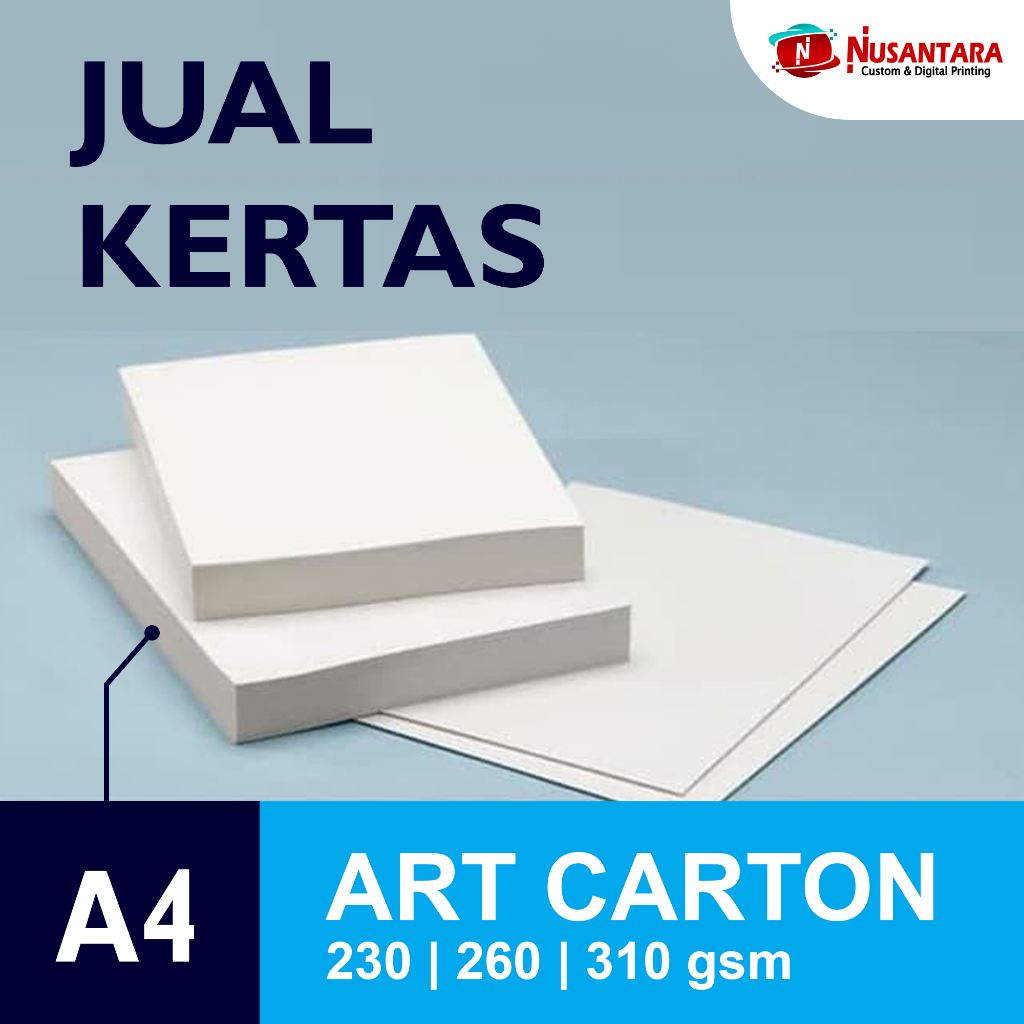 Jual Kertas Art Carton 260 gsm - 1 Pack A4 isi 50 Pcs | Shopee Indonesia