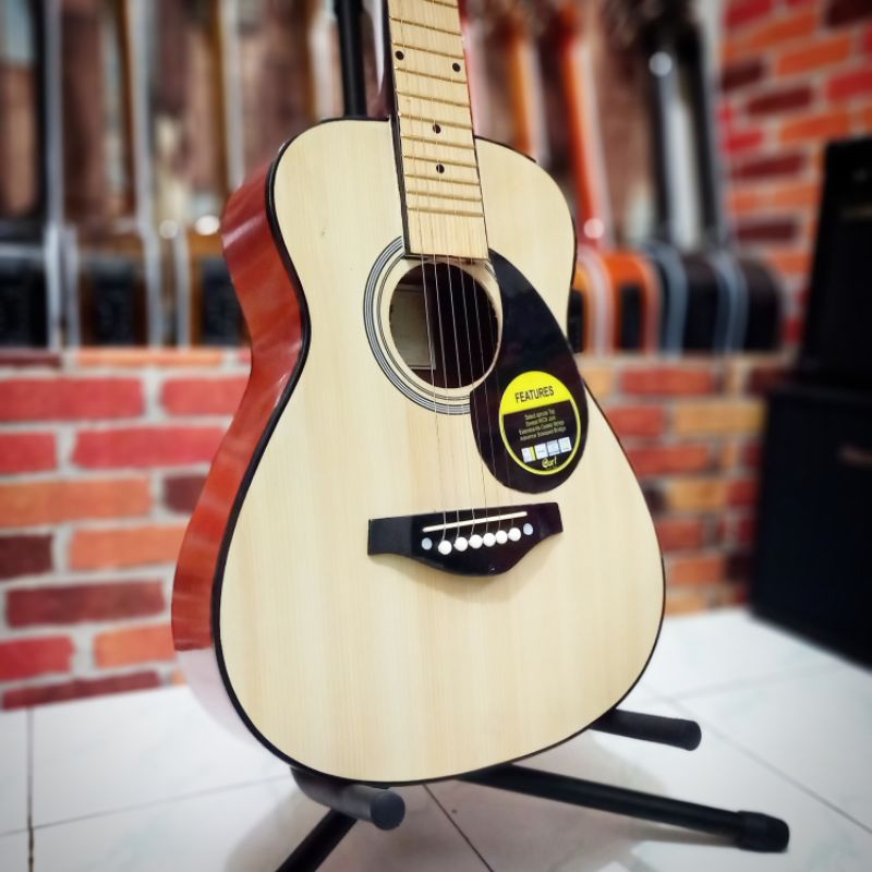 Jual Gitar Akustik 3/4 Tanam Besi Model Cort (Gratis Pik & Kunci L ...