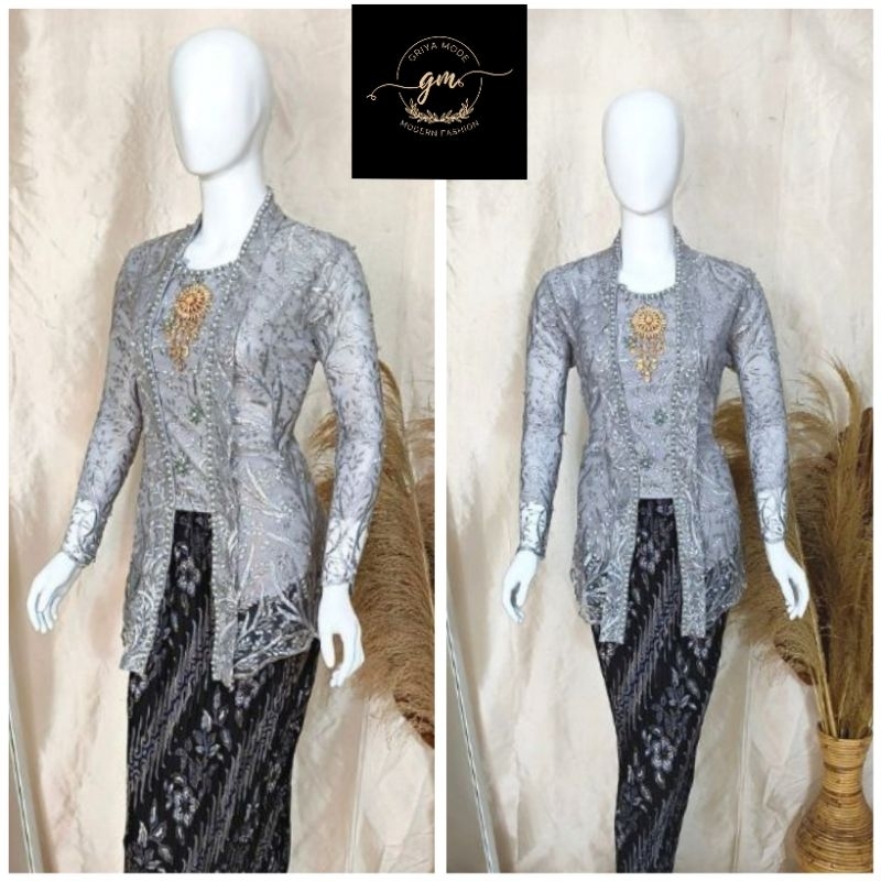 Jual KEBAYA KUTU BARU MODERN/KEBAYA PESTA/KEBAYA WISUDA/KEBAYA PAGAR AYU /SETELAN KEBAYA MODERN ...