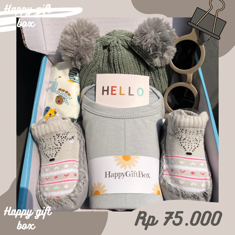 Jual HAMPERS BABY,HADIAH BAYI,KADO LAHIRAN,SET HADIAH BAYI,HAPPY GIFT BOX | Shopee Indonesia